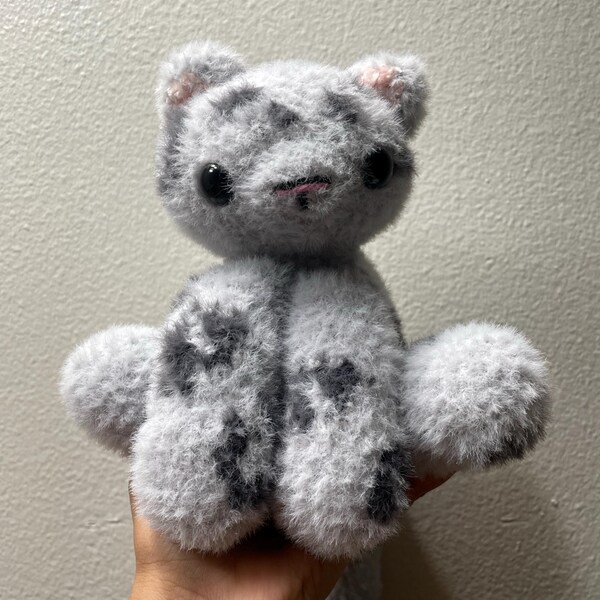 Snuggly Snow Leopard *PATTERN* - Etsy