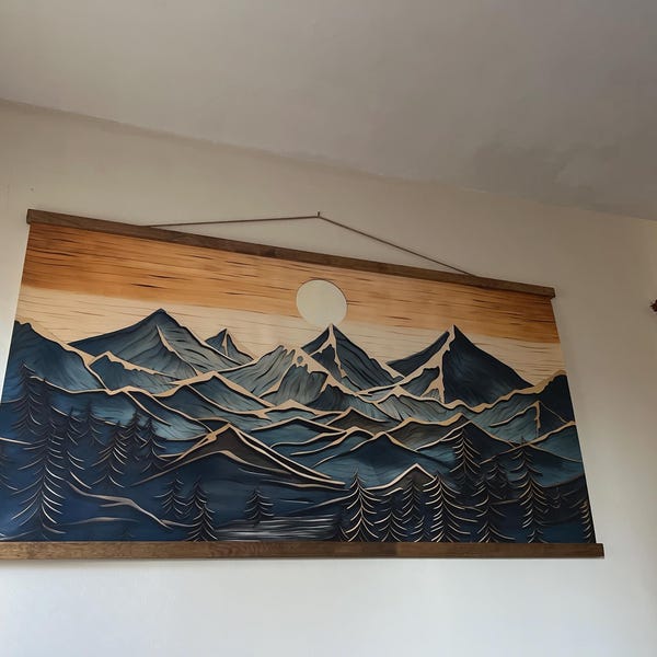 Skyrim Map Canvas Wall Art Hanger, Hanging Skyrim Art, Living Room ...
