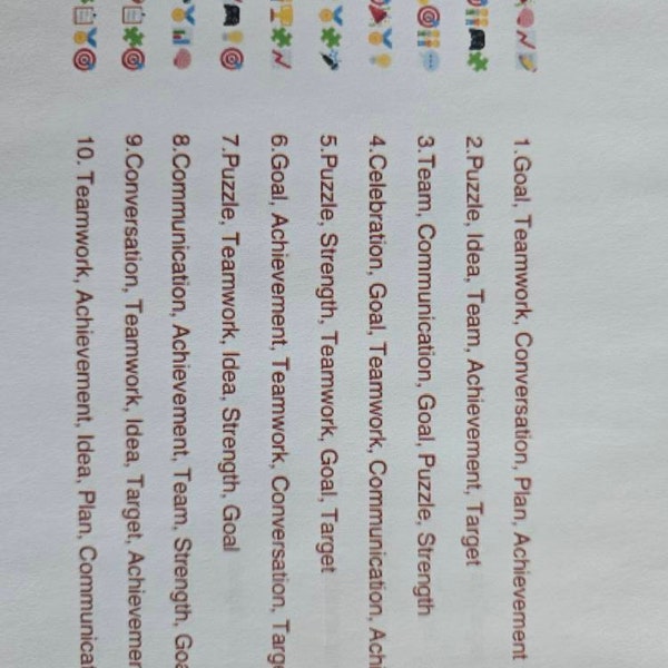 Office Emoji Pictionary Game | Team Building Emoji Game | Fun Emoji ...