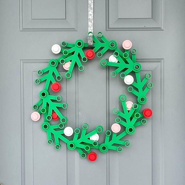 3D Printed Lego-inspired Giant Wreath - Etsy