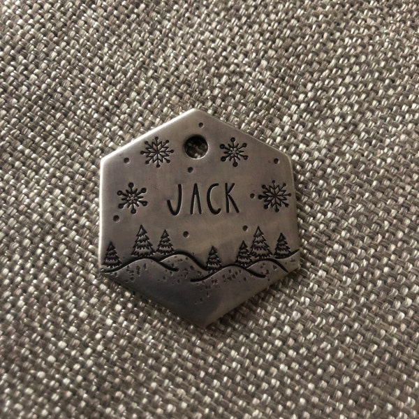 Dog Tag, Dog Tags for Dogs, Dog Tags, Snowflake Valley, Pet Id Tag ...