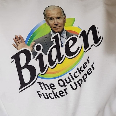 Joe Biden Quicker F'r Upper Digital PNG File Instant Download 300dpi ...