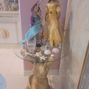 Side Coffee Table Mermaid Pink - Etsy
