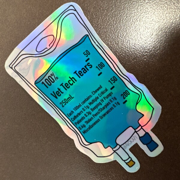 Blood Tubes Sticker ~ Phlebotomy Sticker ~ Vet Tech Sticker ~ Science ...