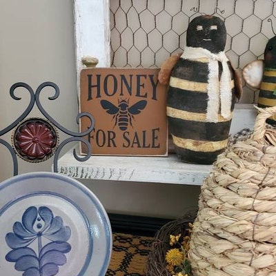 Primitive Country Spring With Bunny 12 Sign - Etsy