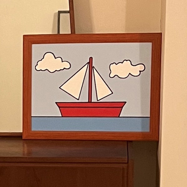 Simpsons Boat Replica - Hand Painted Wall Art. US Import Taxes INCLUDED ...