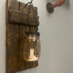 Rustic Candle Holder Set Rustic Home Decor Mason Jar - Etsy
