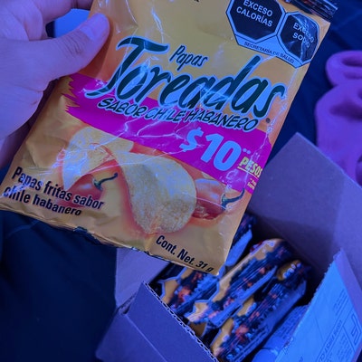 Papatinas Chilix Barcel Mexican Chips, 10 Bags 25 G Each - Etsy