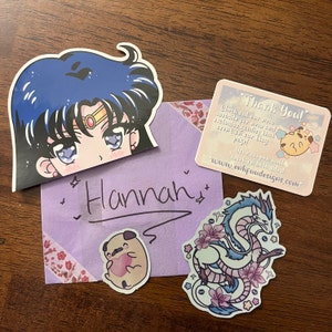 Kawaii Anime Cat Girl Vinyl Decal Cat Girl Sticker Vinyl | Etsy