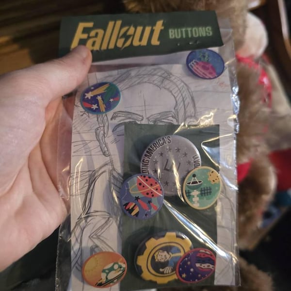 Fallout Faction Inspired Handmade Buttons- Fallout 1/2, 3, New Vegas, 4 ...