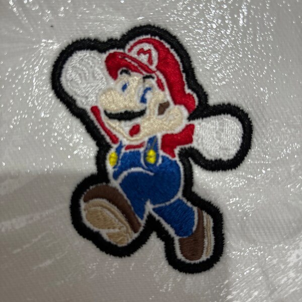 Super Mario Patch File for Embroidery, Machine Embroidery, Digital File ...