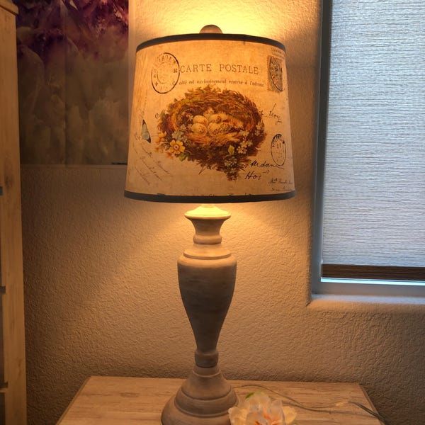 Reproduction of Clear Antique Pressed Glass Oil Lamp With Beaded ...