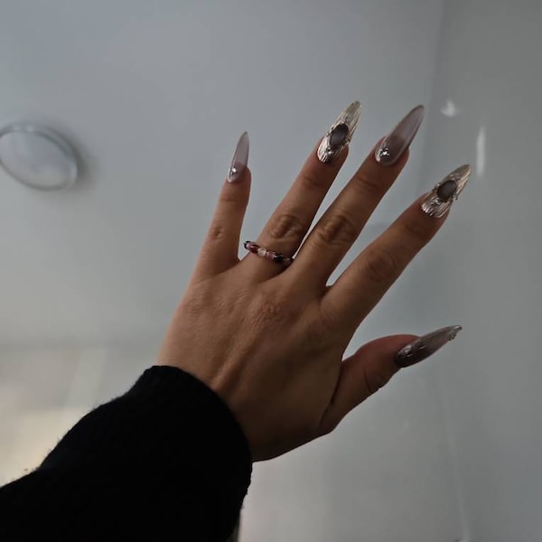 Reusable Greek Mythology Press on Nails Gel Manicure Fake Nails ...