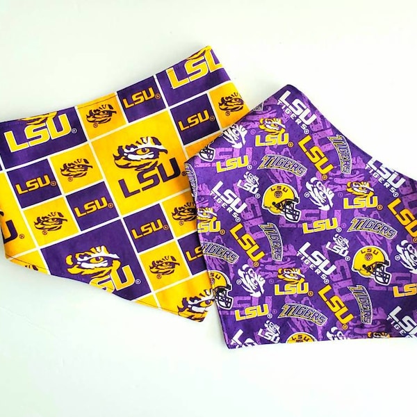 NCAA Louisiana State University LSU Tigers Purple & Gold College Logo ...