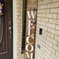 6ft Welcome Front Porch Sign - Etsy Canada