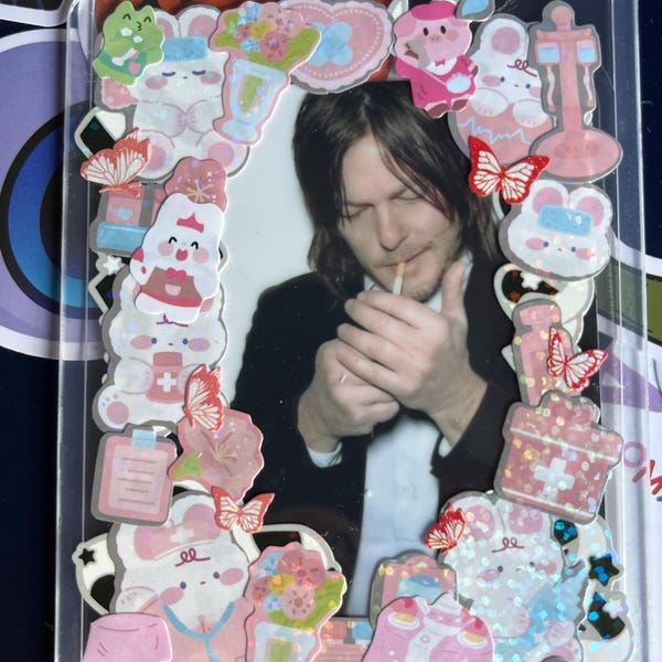 Norman Reedus Fan Photocard, Twd Fan Art, the Walking Dead Fan Merch - Etsy