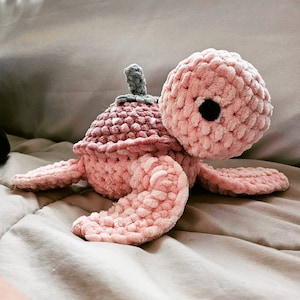 Crochet Mini Strawberry Turtle Pattern PDF Download Beginner Friendly ...