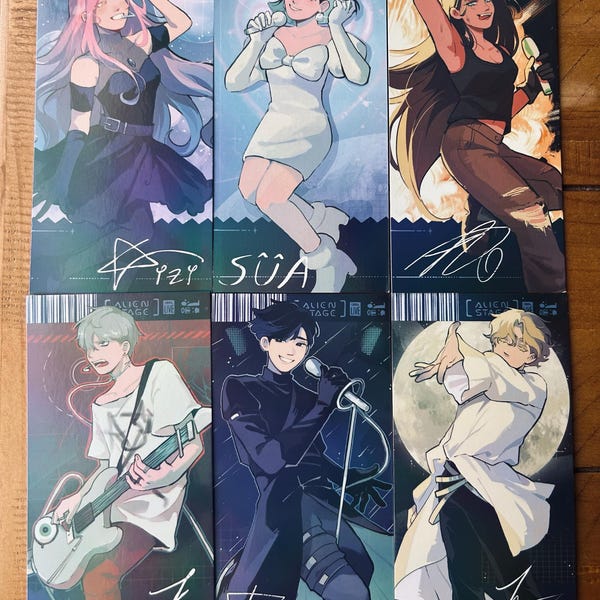 ALIEN STAGE ALNST Holographic Bookmarks/tickets - Etsy UK