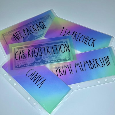 Budget Binder Personalized With Cash Envelopes A6 Glitter Budgeting ...