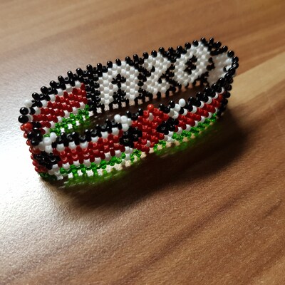 Kenya Flag Beaded Dining Table Mat African Beaded Dining - Etsy