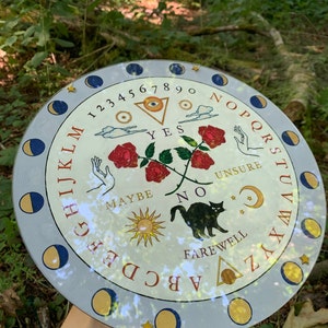 Divining Board with Moon Phases Unique Witch Board for | Etsy