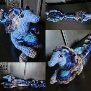 Elemental Earth Dragon Crochet Amigurumi Digital PDF Pattern by Crafty ...