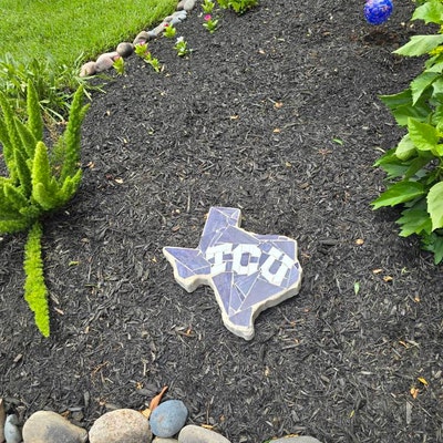 Texas Flag Stepping Stone With Mosaic Top - Etsy