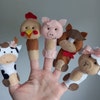 PDF Felt Farm Animals Sewing PATTERN & Tutorial Fingerpuppets, Horse ...