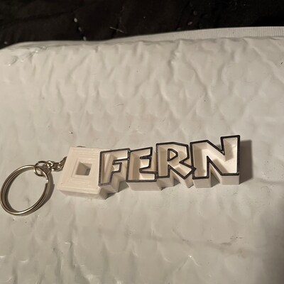 ROBLOX Personalized Custom Name Tag, Keychain, Keyring, Zipper Pull ...