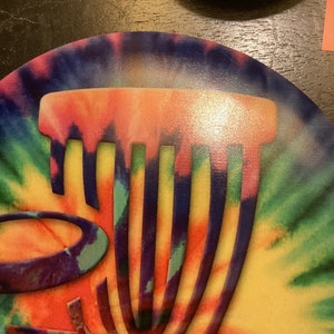 New Disc Golf Art Print. 7 3/4 X 11 1/2. Centered on 11 X 14 HQ Thick ...