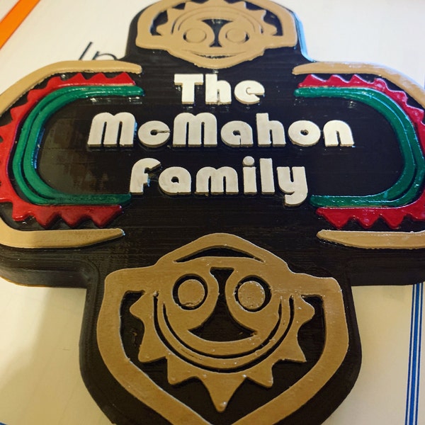 Personalized Polynesian Themed Family Last Name Sign / Plaque ( Disney ...