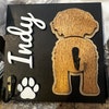 2 Layered Dog Magnet 3.5" Tall Perfect Gift for Friends and Family ...