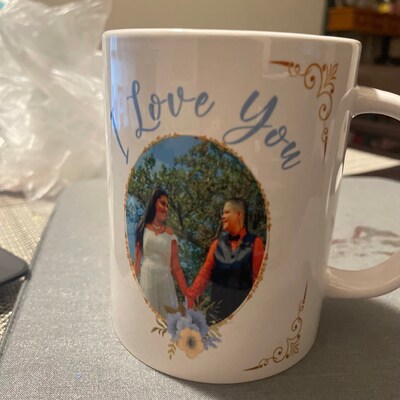 Mug Template Personalized Married, Wedding Digital Mug Template ...