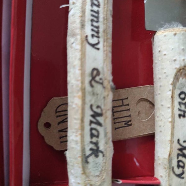 Personalized Wood Burned Name Tag, for Gift Giving, Wood Slice Name Tag ...