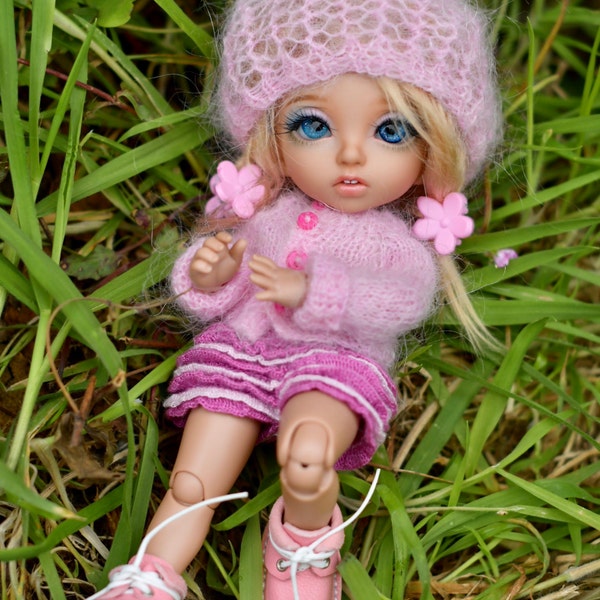 Wig for Pukifee 14cm - 1/4 Scale Doll Hair - Wool Wig 5.5" - Ever After ...