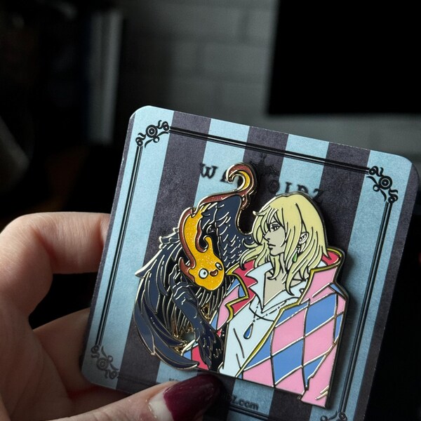 Wizard Hard Enamel Pin Flame Anime Manga - Etsy