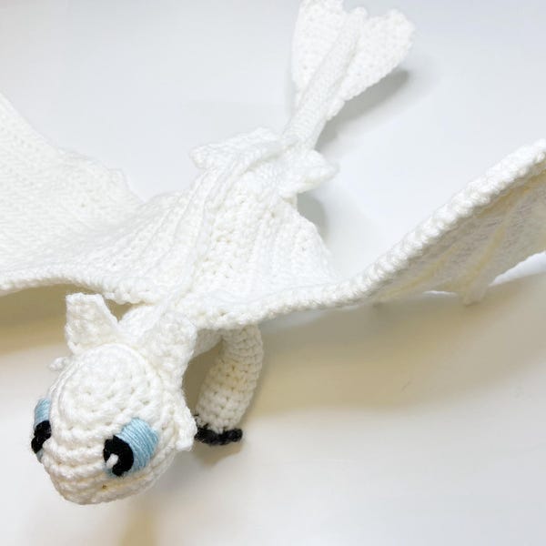 Crochet Light Fury PDF Pattern - (digital Pattern Only, NOT the ...
