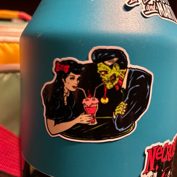 Horror, Psychobilly, Zombie, Retro Vinyl Decal, Punk Sticker, Lowbrow ...