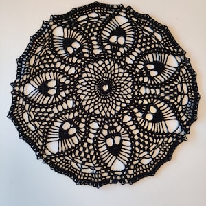 CROCHET PATTERN BUNDLE Black Gothic Crochet Lace Collar Necklace, Goth ...