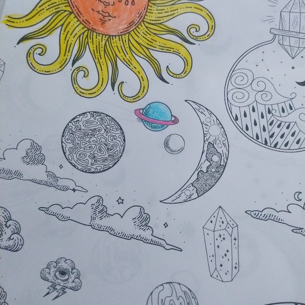 11 Page Third Eye DIGITAL Adult Coloring Book Printable Adult Coloring ...