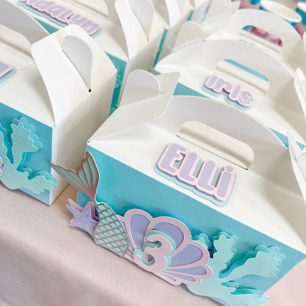 Bluey Party Favor Boxes Gable Boxes Bluey Birthday Bluey and Bingo ...