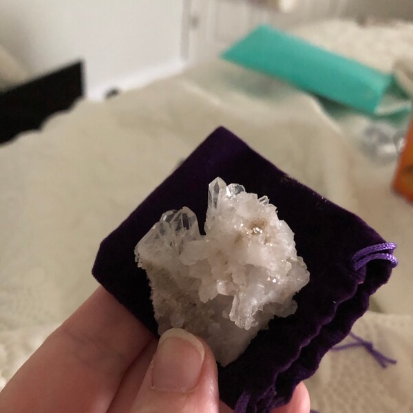 Ice Clear Quartz Point W/ Rainbows, Keys, and Small Points - Etsy