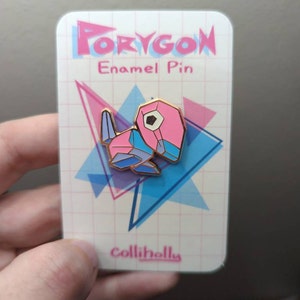 Porygon Glow-in-the-dark Hard Enamel Pin 1in. - Etsy