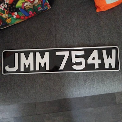 Ford 4d Acrylic Number Plates - Etsy