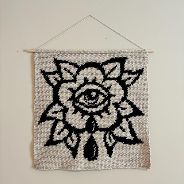 Frankenstein Monster Tapestry Crochet Pattern / Wall Hanging / Weird ...