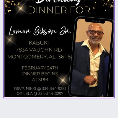 Birthday Flyer, Birthday Invitation , Digital Flyer, Birthday Girl ...