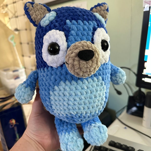 PATTERN: Blue Pup, Bluey, Blue Dog, Blue Puppy, Australian Heeler Blue ...