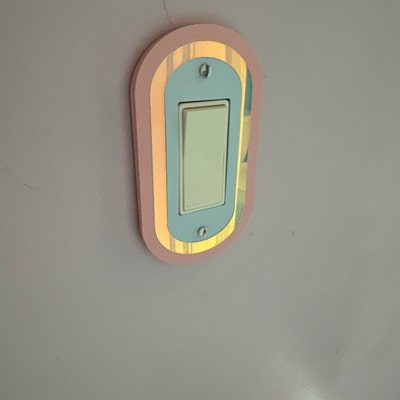 Oval Iridescent Light Switch Cover - Etsy