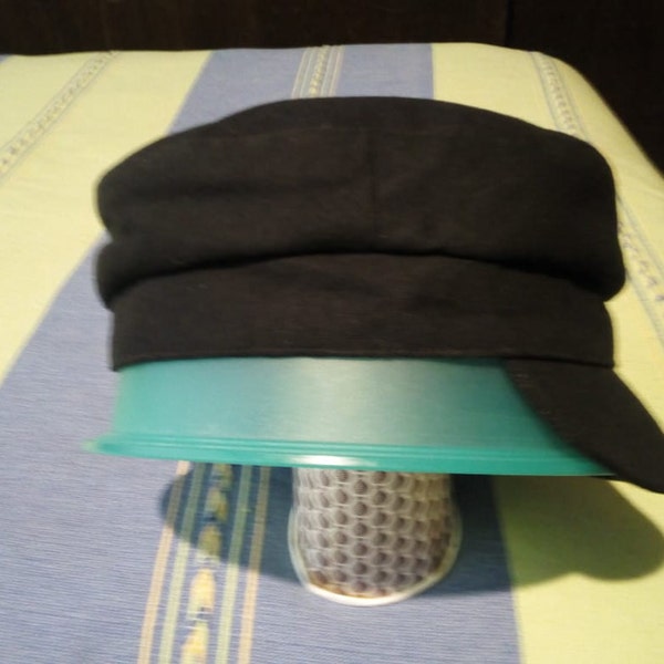 Fiddler on the Roof Hat Black Cotton Linen Tevye Fiddler Fisherman ...