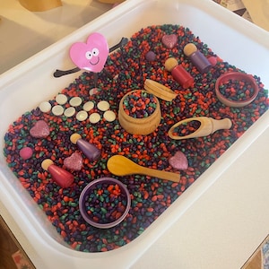 Outer Space Sensory Bin, Space Sensory, Taste Safe, Montessori, Space ...